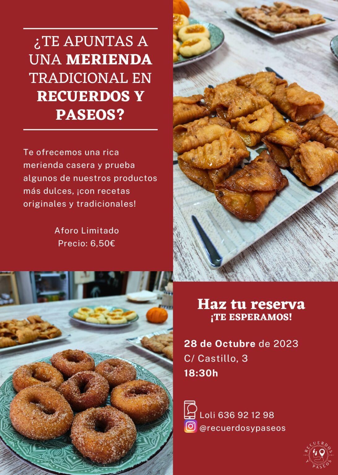 Merienda tradicional, 28 de octubre – Turismo Hornachuelos